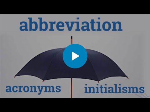 What Is The Difference Between Abbreviations And Acronyms?