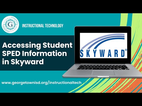 Accessing Student SPED Information in Skyward