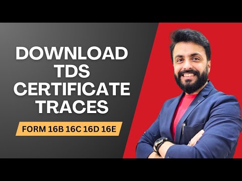 How to download TDS Certificates from TRACES| Form16C|TDS on Rent|Form 26QC|@cadeveshthakur