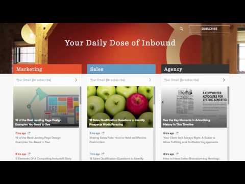 A Demo of HubSpot's Marketing, CRM & Sales Demo 2016