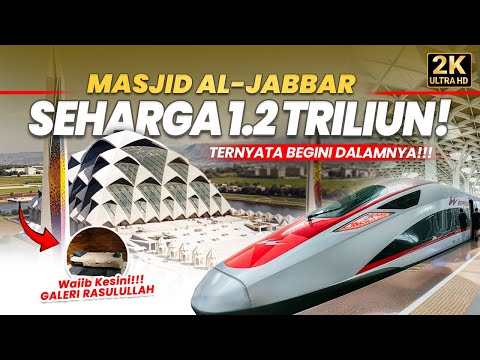 BIKIN KAGET‼️ Naik Kereta Cepat ke Masjid Al Jabbar & Galeri Rasulullah