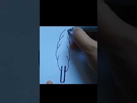 Tree drawing for kids. how to draw a tree. simple tree drawing. #drawtree #tree