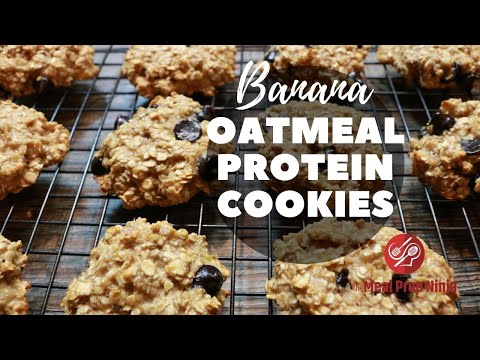 Best Oatmeal Banana cookies Recipe - Healthy Oatmeal Protein Cookies