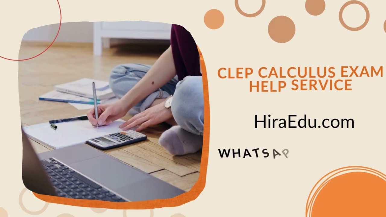 CLEP Calculus Exam Help Service! #proctoredexam #examhelp #examprep #clep #education #clepexam