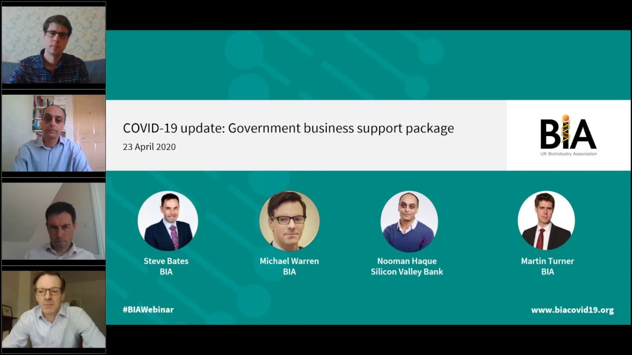 COVID-19 update: government business support package and implications for members