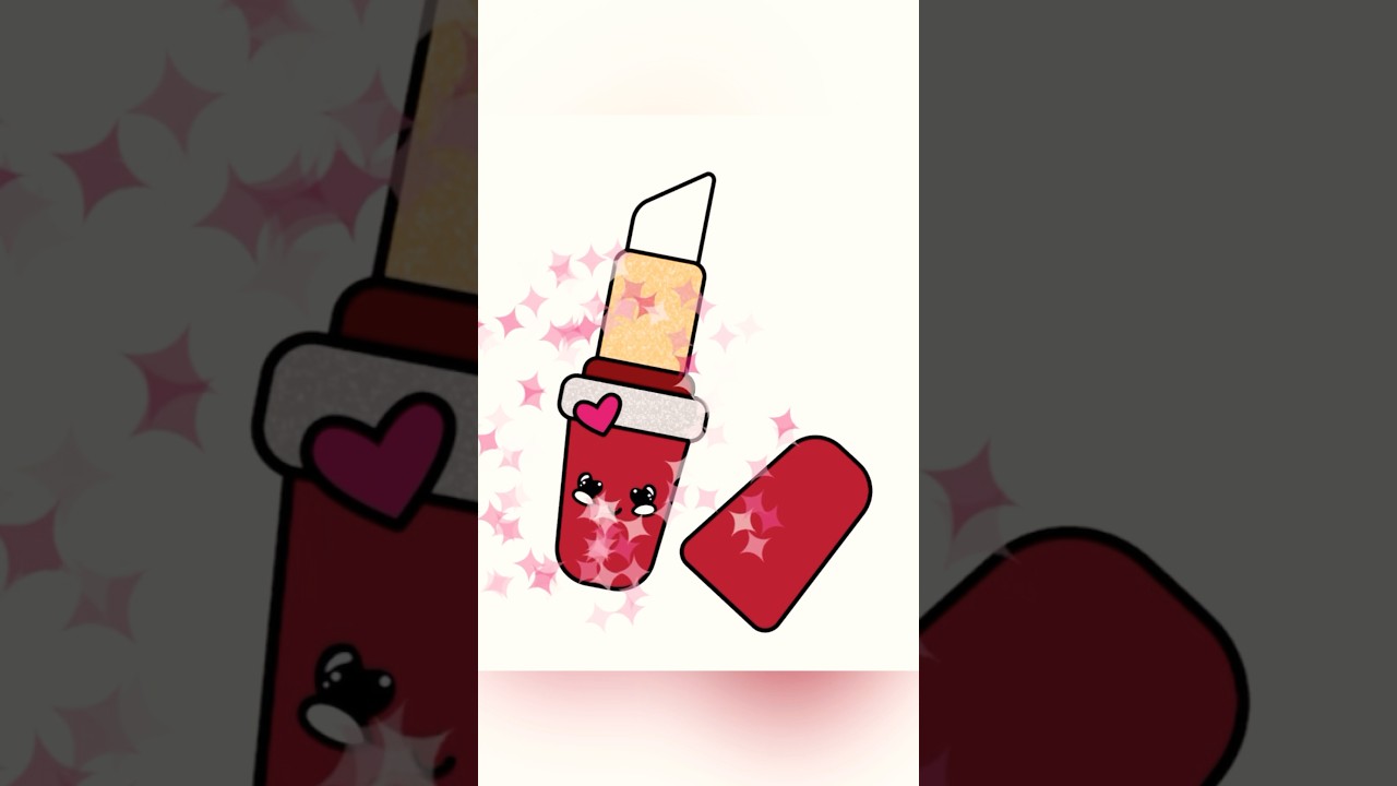 Coloring Lipstick | Coloring Page