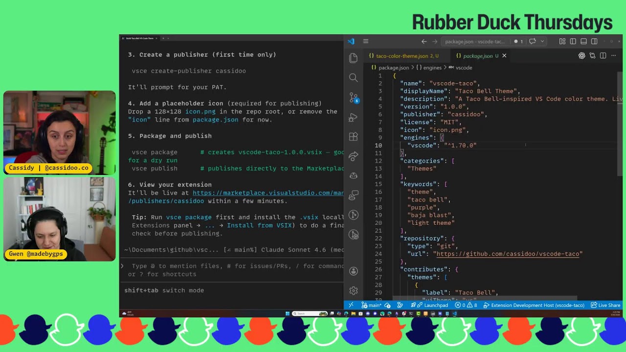 Rubber Duck Thursdays! | Come hack, cowork, and chat!