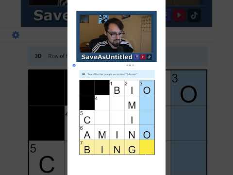 the WORST crossword clue ever