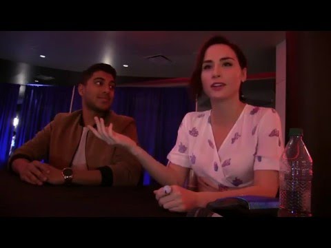Stitchers interview with Allison Scagliotti and Ritesh Rajan at Wondercon
