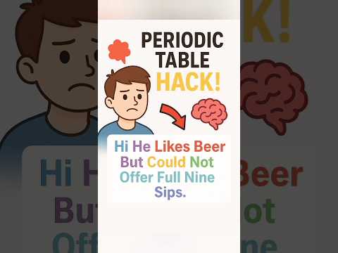 Periodic Table Hack They Don’t Teach You 😲📚