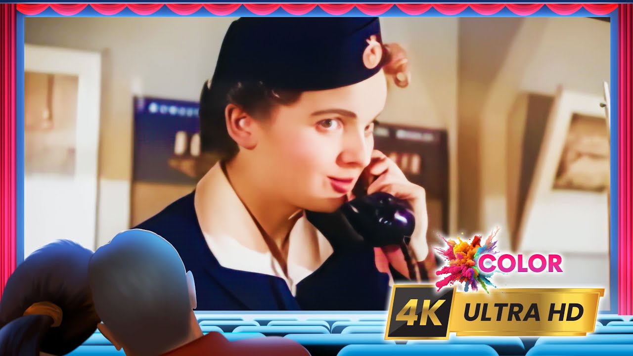 📽️ The Runaway Bus - 1954 - Frankie Howerd, Margaret Rutherford - Full COLOR Movie - 4k ULTRA HD