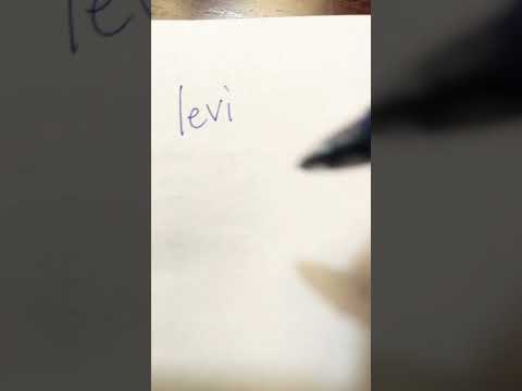 Here Levi (I can do redos) comment names for me to do✨#shorts