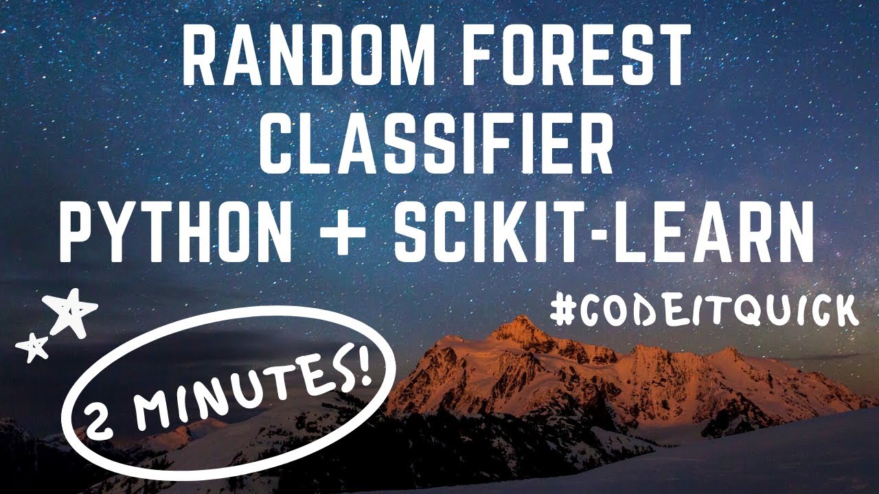 Random Forest Classifier Python Scikit-Learn #CodeItQuick