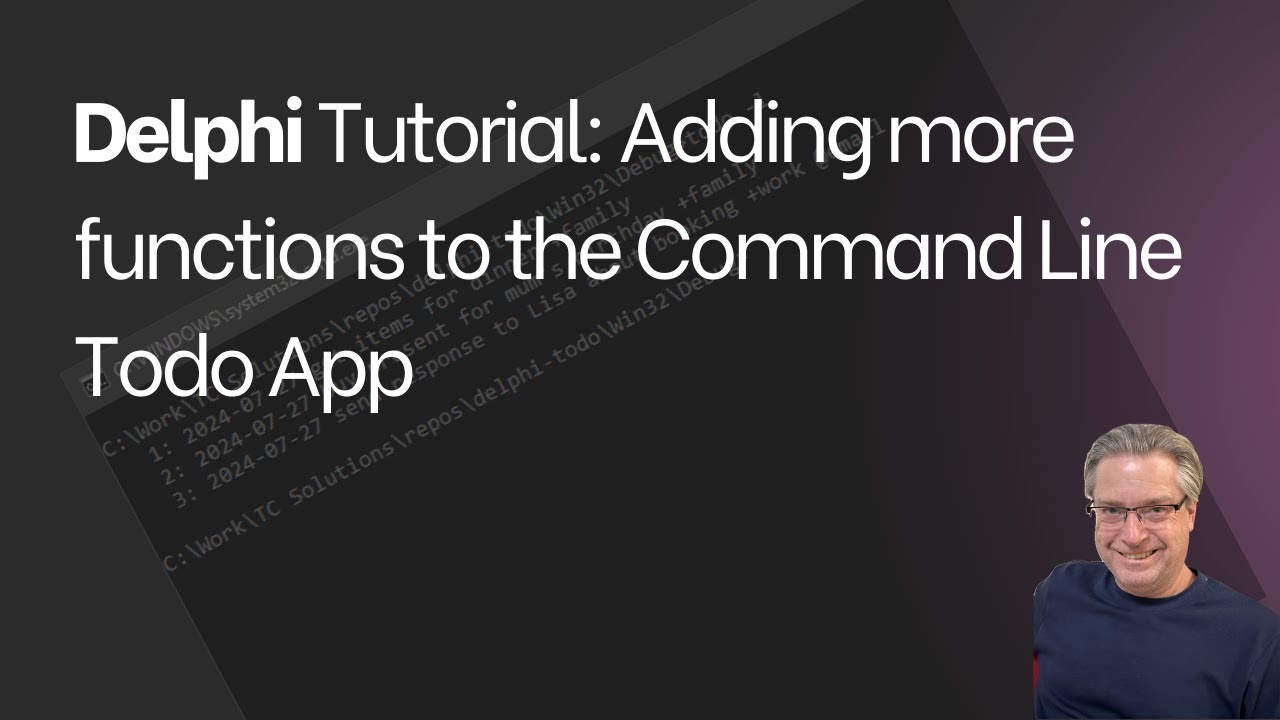 Delphi Command Line Todo App with Archive and Daily Summary