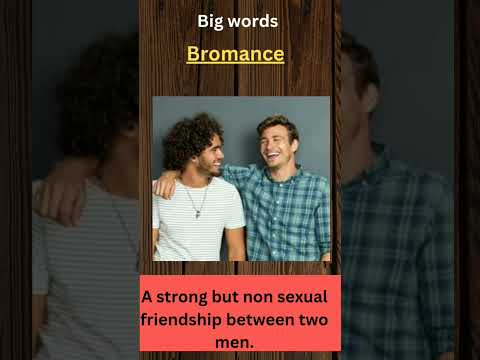 Bromance - word meaning
