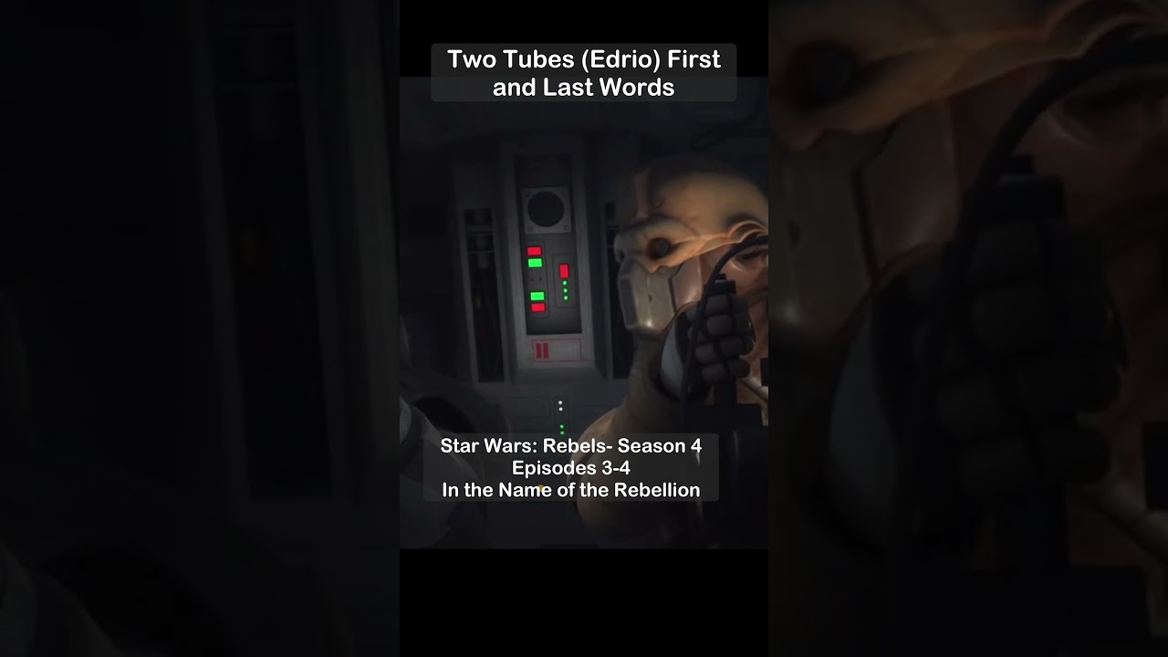 Two Tubes (Edrio) First and Last Words