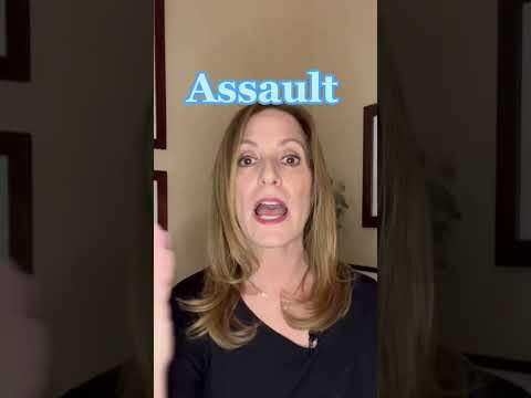 Assault and Battery are two different things.