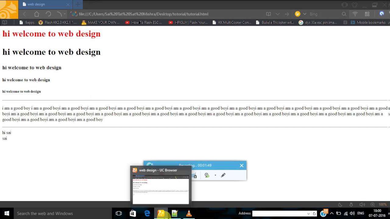 HTML TUTORIAL 3(TEXT DECORATION USING STYLE)