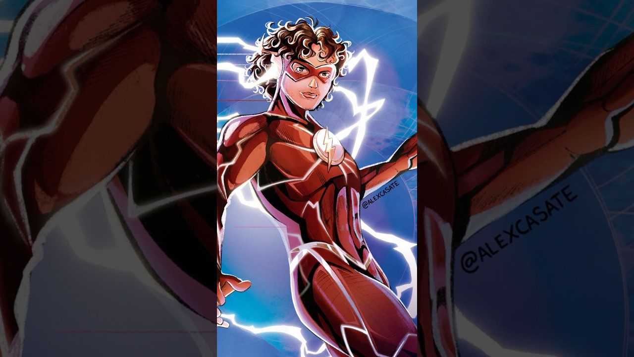 Drawing my bf as the flash🖊️ #theflash #giftidea #boyfriend #fanart #dccomics