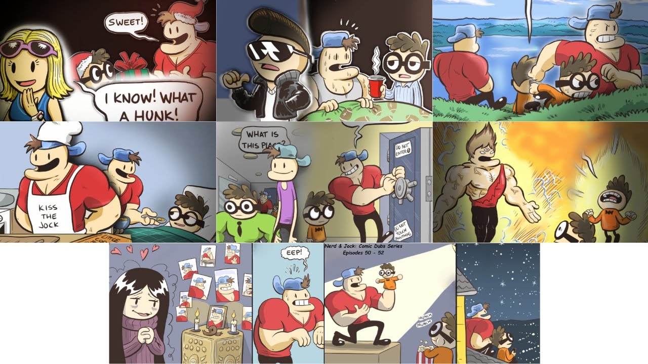 Nerd & Jock: Comic Dub Series Shorts Compilation #1