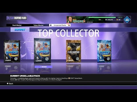 NBA 2K24 MYTEAM SEASON 8 HUGE FREE DELUXE PACK OPENING FROM GRINDING THE GAME