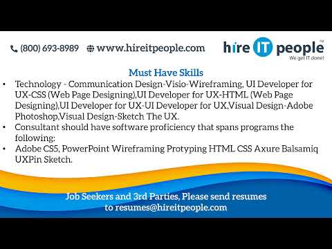 Communication Design Jobs | Visio Jobs | Houston, TX | Job ID: 34873 |
