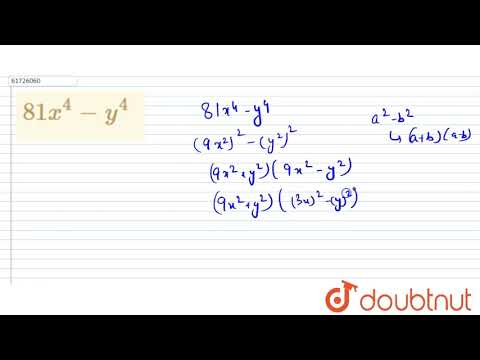 `81x^4-y^4`