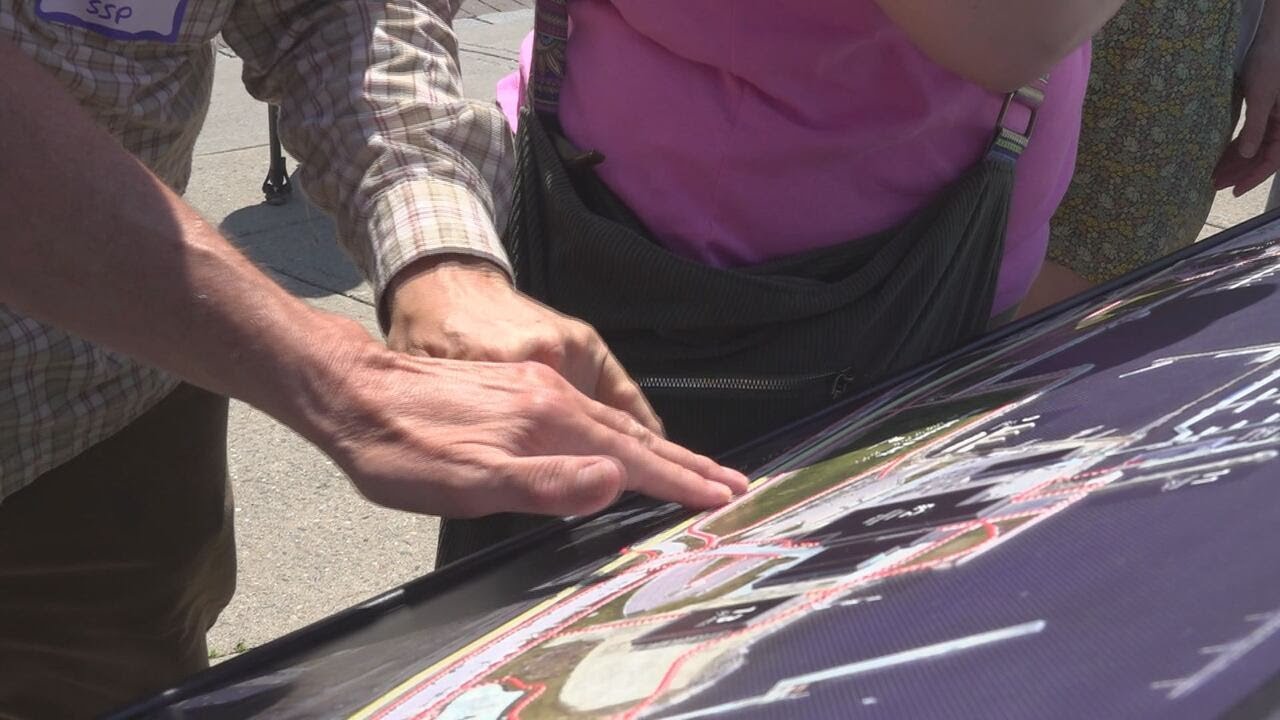 New tactile map unveiled at Burlington Waterfront park
