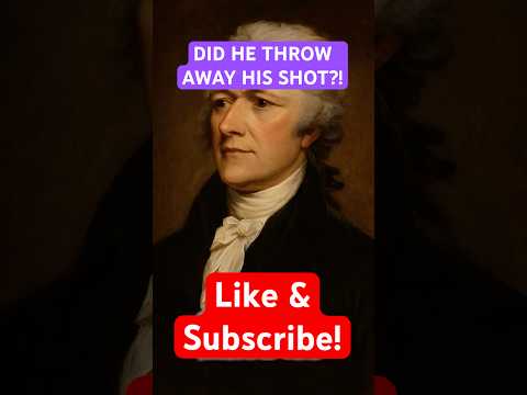 A Vice President K*lled His Rival… and Faced Zero Consequences | The Burr-Hamilton Duel Explained