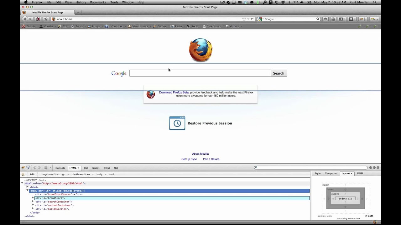 A quick firebug tutorial