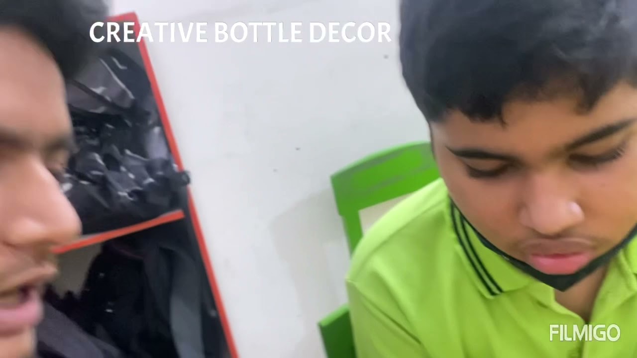 CREATIVE BOTTLE DECOR @SunriseLearningNoida