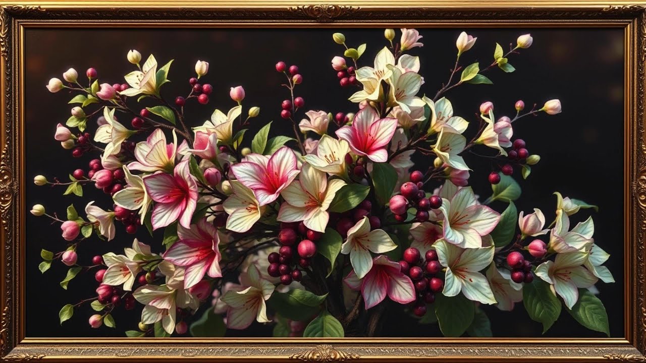 Vintage Quantum Mood Wallpaper Background | Ultra HD 4K | Framed Original Digital Art