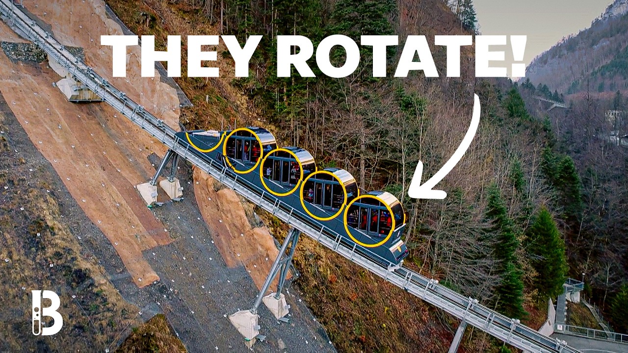 How the World's Steepest Railway Keeps Its Cabins Level | Blueprint