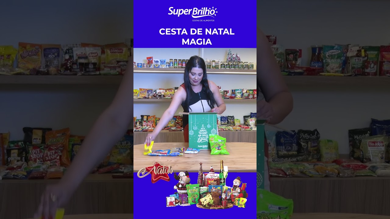 A Cesta de Natal Mais Completa e Encantadora de 2025 ✨ | Cesta Magia Super Brilho