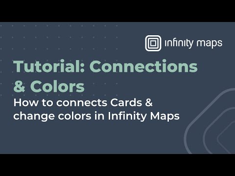 How to: Connections & color palette in Infinity Maps