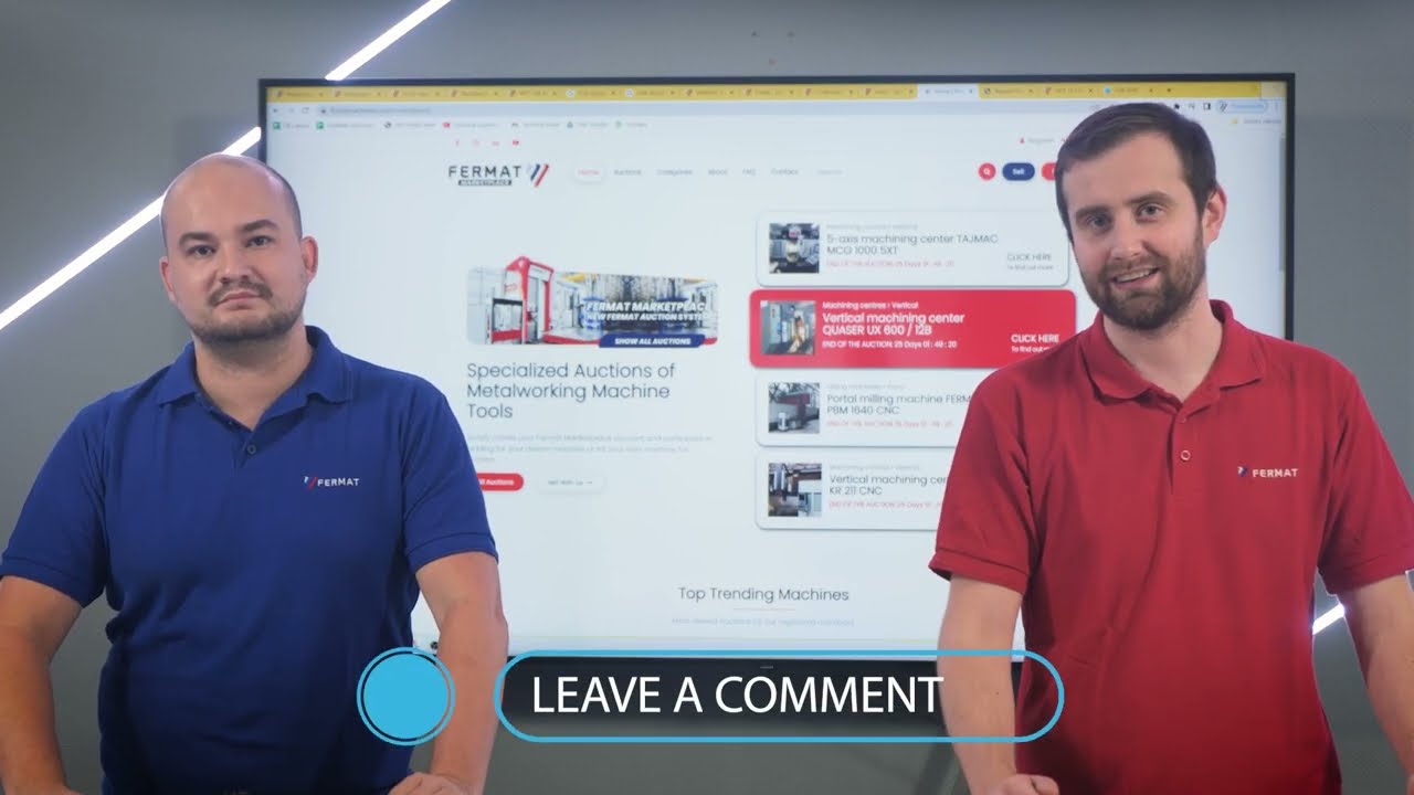 Introducing Fermat Marketplace - A New Way of Machine Tool Auctions!