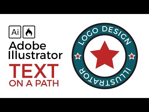 How to put Text on a Circular Path | Illustrator Logo Tutorial