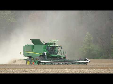 Harvest 2020 | John Deere S660 Combine Harvesting Soybeans | Soybean Harvest 2020