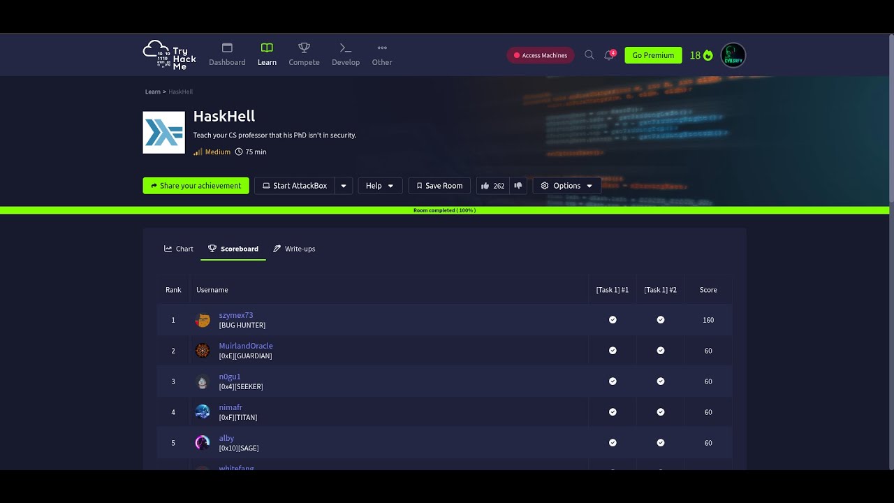 TryHackMe Room HaskHell  Walkthrough #tryhackme