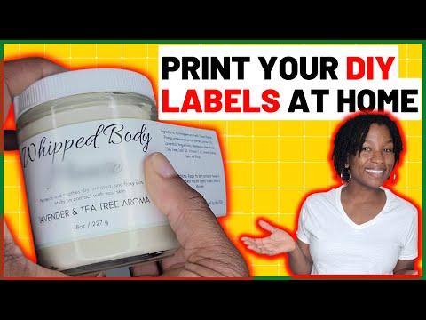 How I PRINT my product Labels at home | online labels | Maestro Label