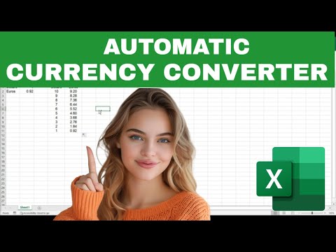 How to Make a CURRENCY CONVERTER in EXCEL (Simple Formula for Automatic Calculation)
