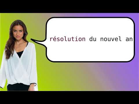How to say 'New Year's resolution' in French?