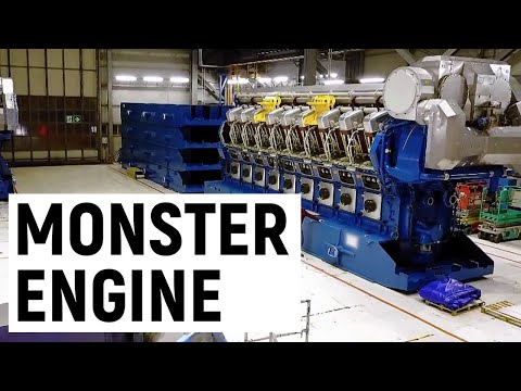 How The World's LARGEST Marine Engine Is Manufactured