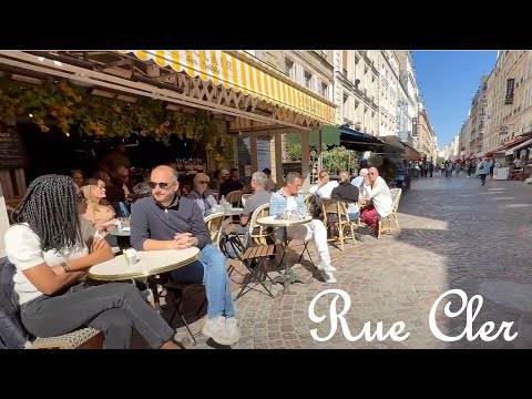 Paris Rue Cler Market Street Walk