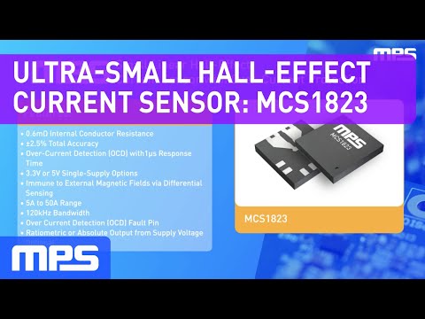 Ultra-Small Hall-Effect Current Sensor: MCS1823