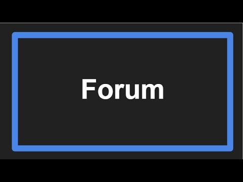 Meaning of Forum