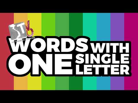 Learn Vietnamese with TVO | Words with ONE single letter