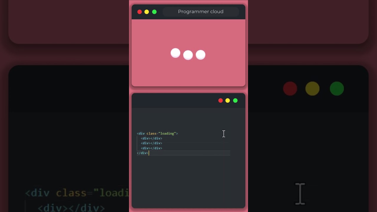 ⌛🔄 Create Simple Loading Animation with HTML & CSS