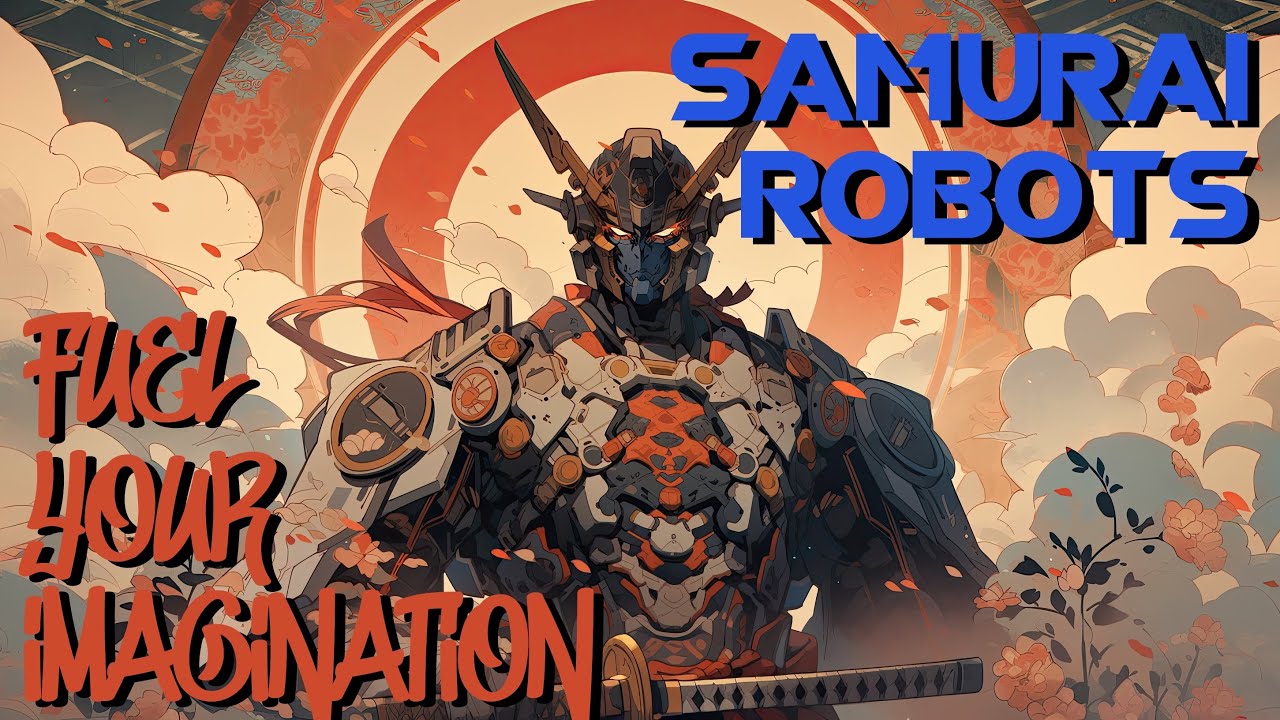 Fuel Your Imagination! Daily AI Mecha, Robot, Cyborg Inspiration: Samurai Robots!