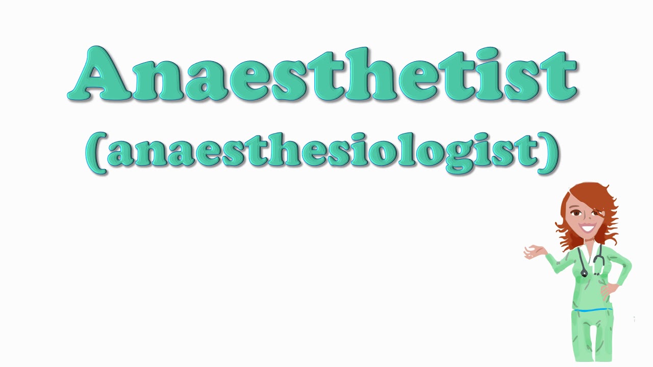 Anaesthesia: 7 words